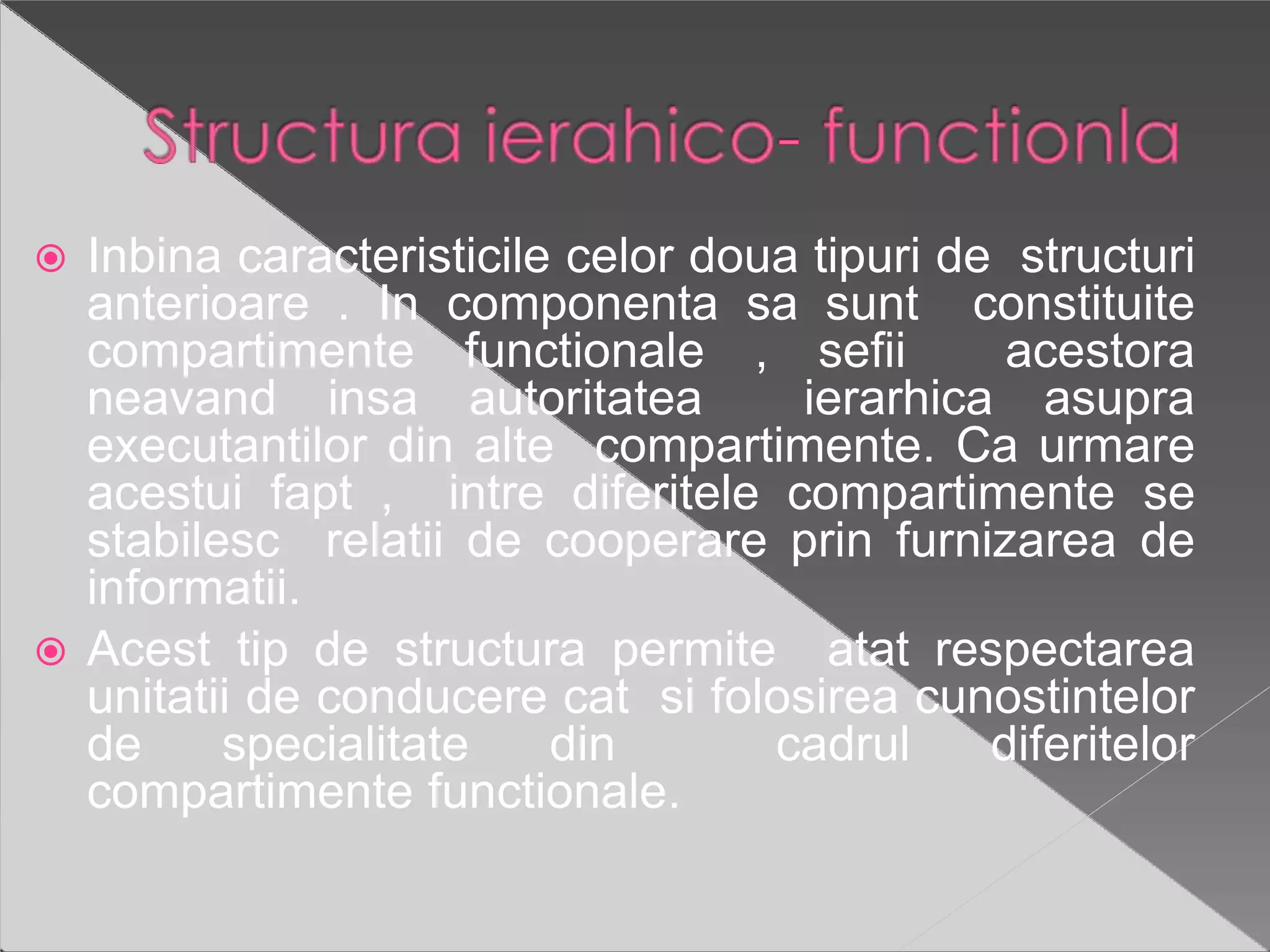 Organizarea structurala a intreprinderii | PPTX