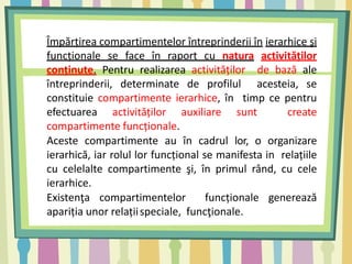 Tipuri de structuri organizatorice | PPTX