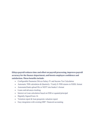 Experience Flexible, Efficient and Accurate Payroll Software | PDF