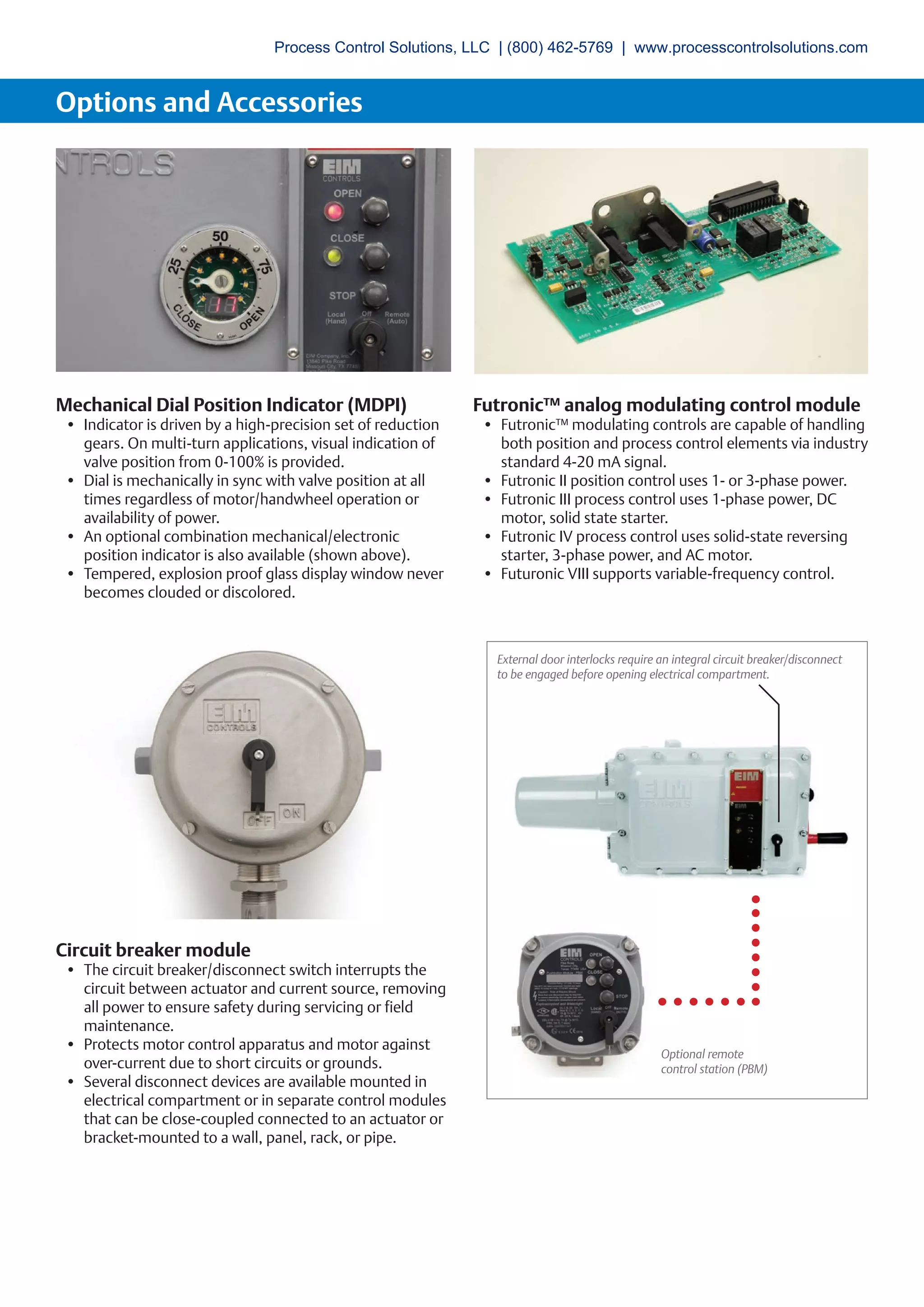 EIM M2CP Electric Actuators | PDF