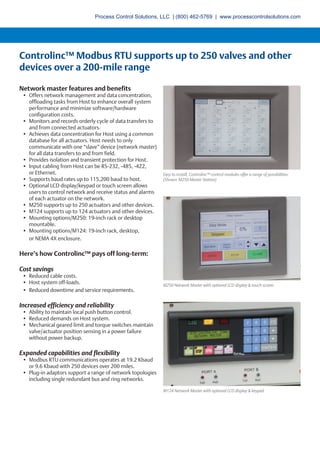 EIM M2CP Electric Actuators | PDF