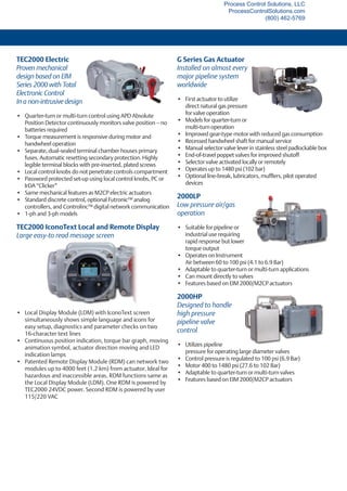 EIM Electric Valve Actuator Product Selection Guide | PDF