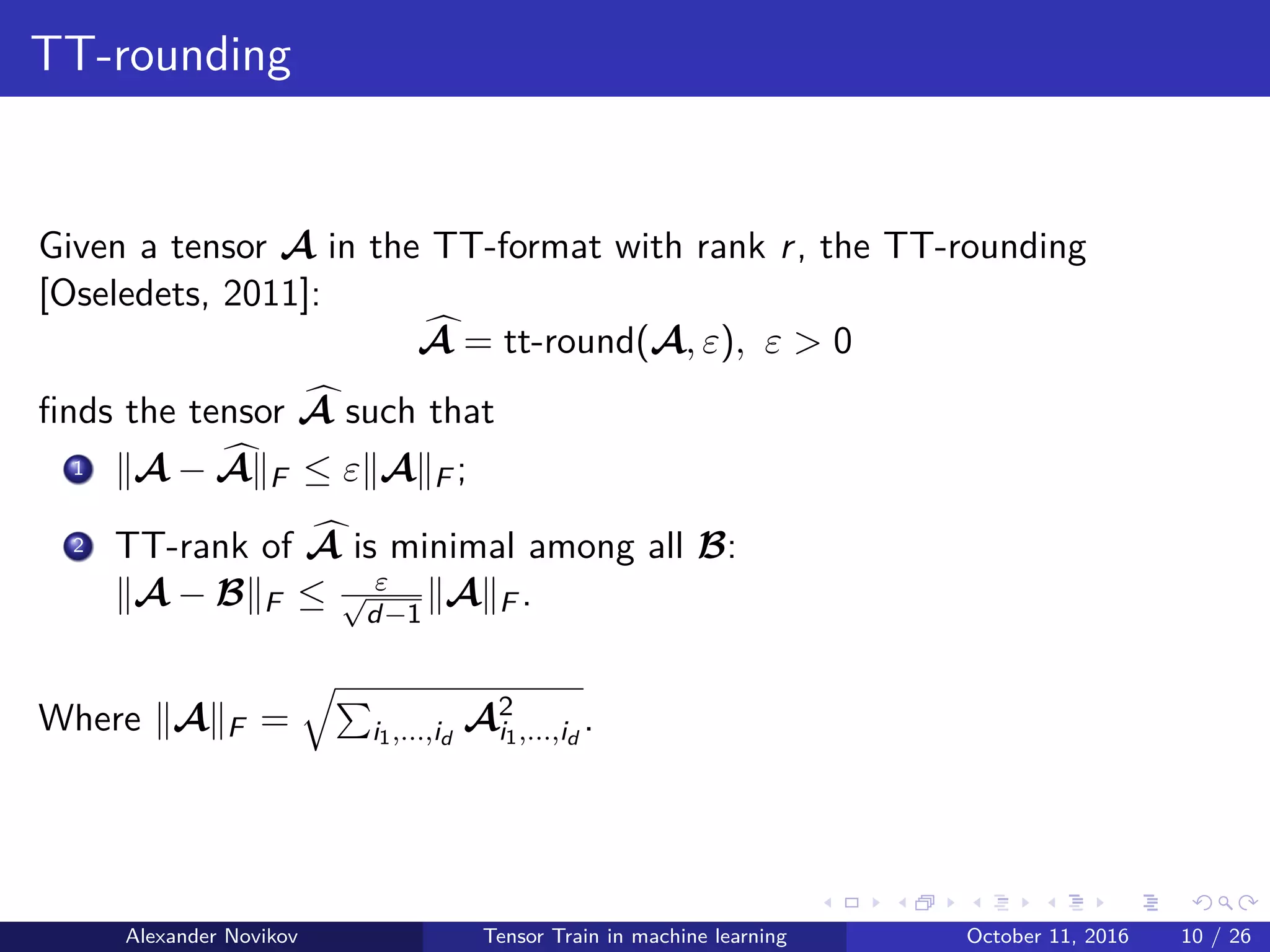 Tensor Train decomposition in machine learning | PDF