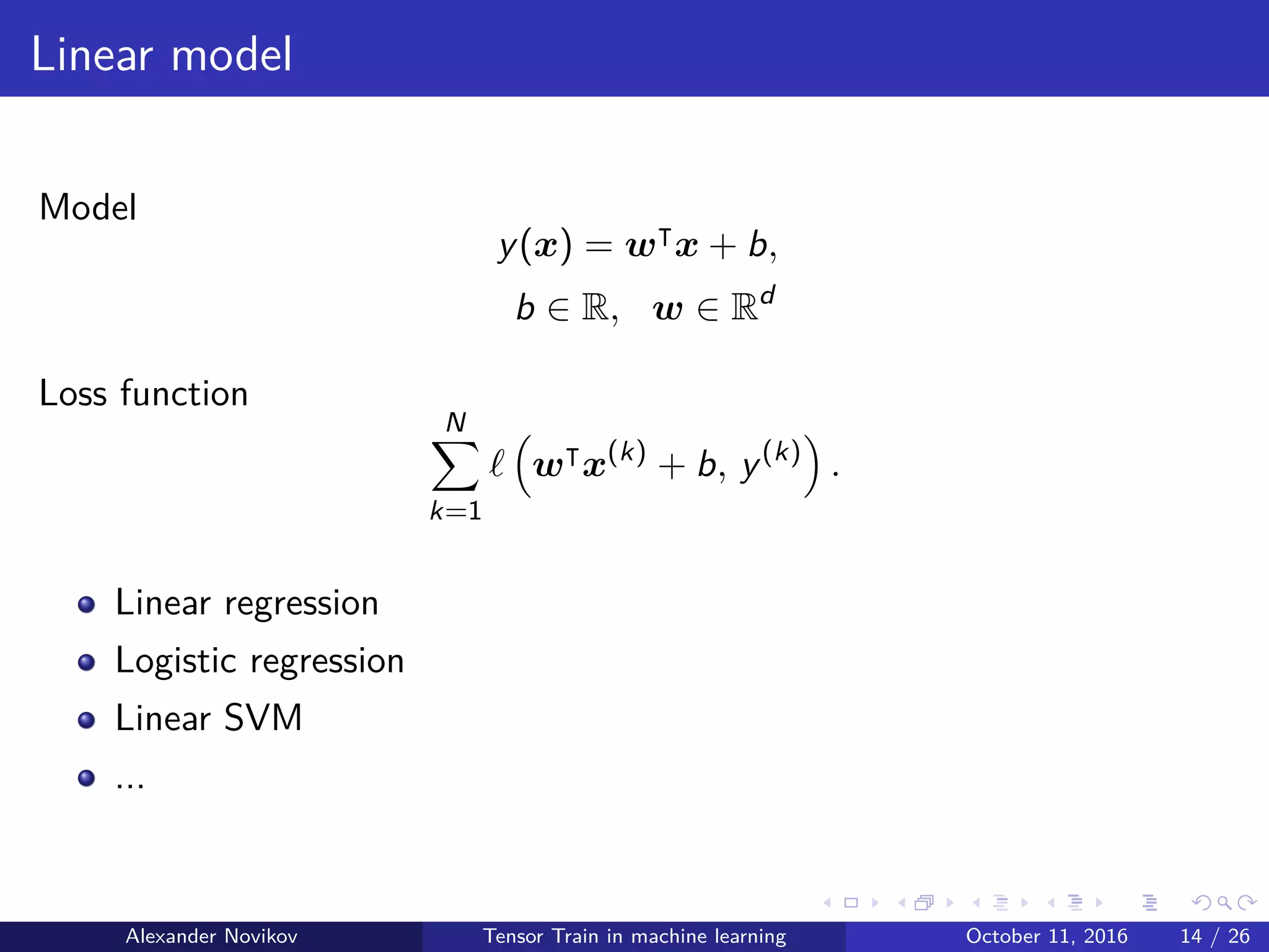 Tensor Train decomposition in machine learning | PDF