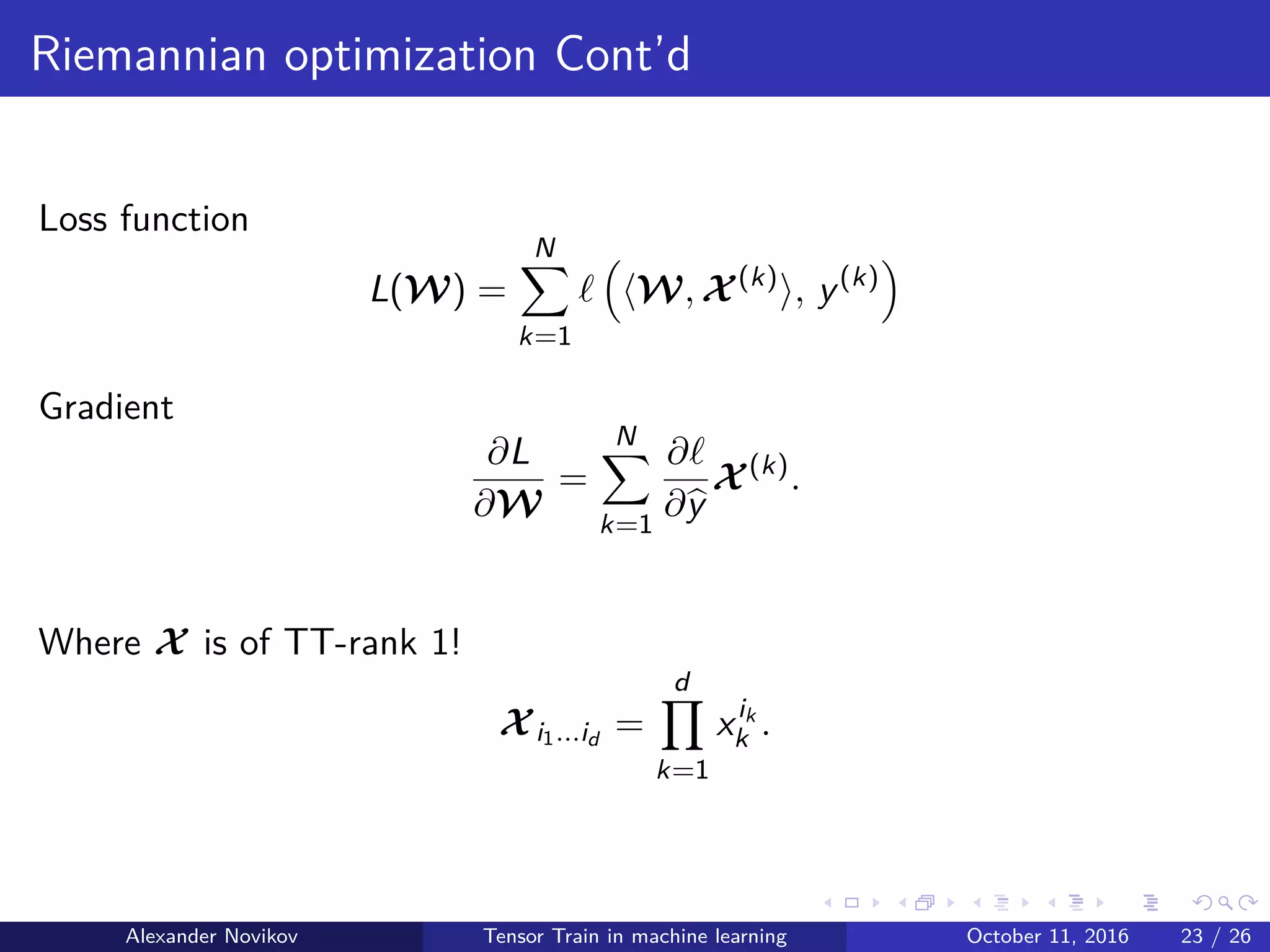 Tensor Train decomposition in machine learning | PDF