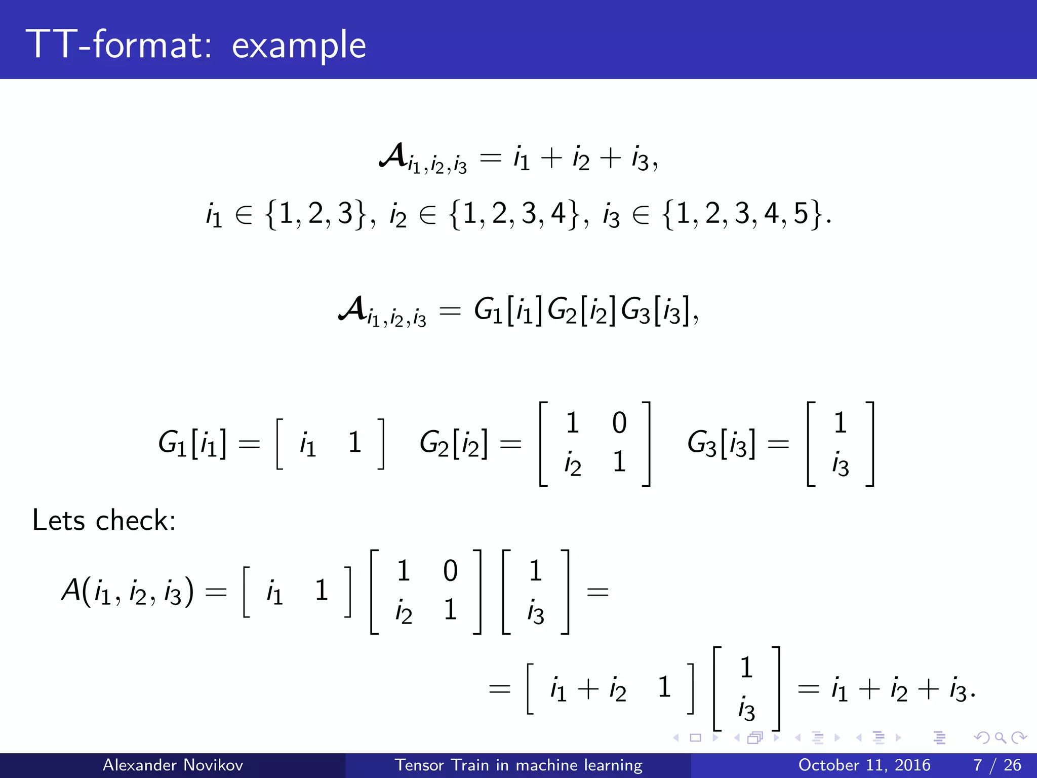 Tensor Train decomposition in machine learning | PDF