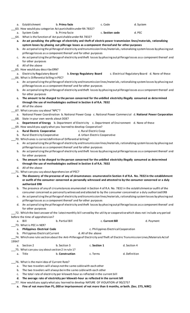 Eim answer key 2019 gem | PDF