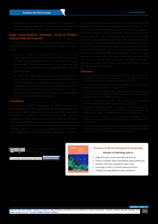 Artificial Insemination and its Importance in Marine Crustaceans: A Review_ Crimson publishers ...