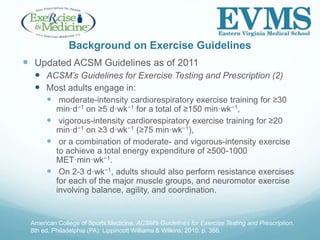 Exercise in Primary Care | PPTX