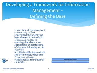 Approaching Information Management from a Framework Perspective | PPT