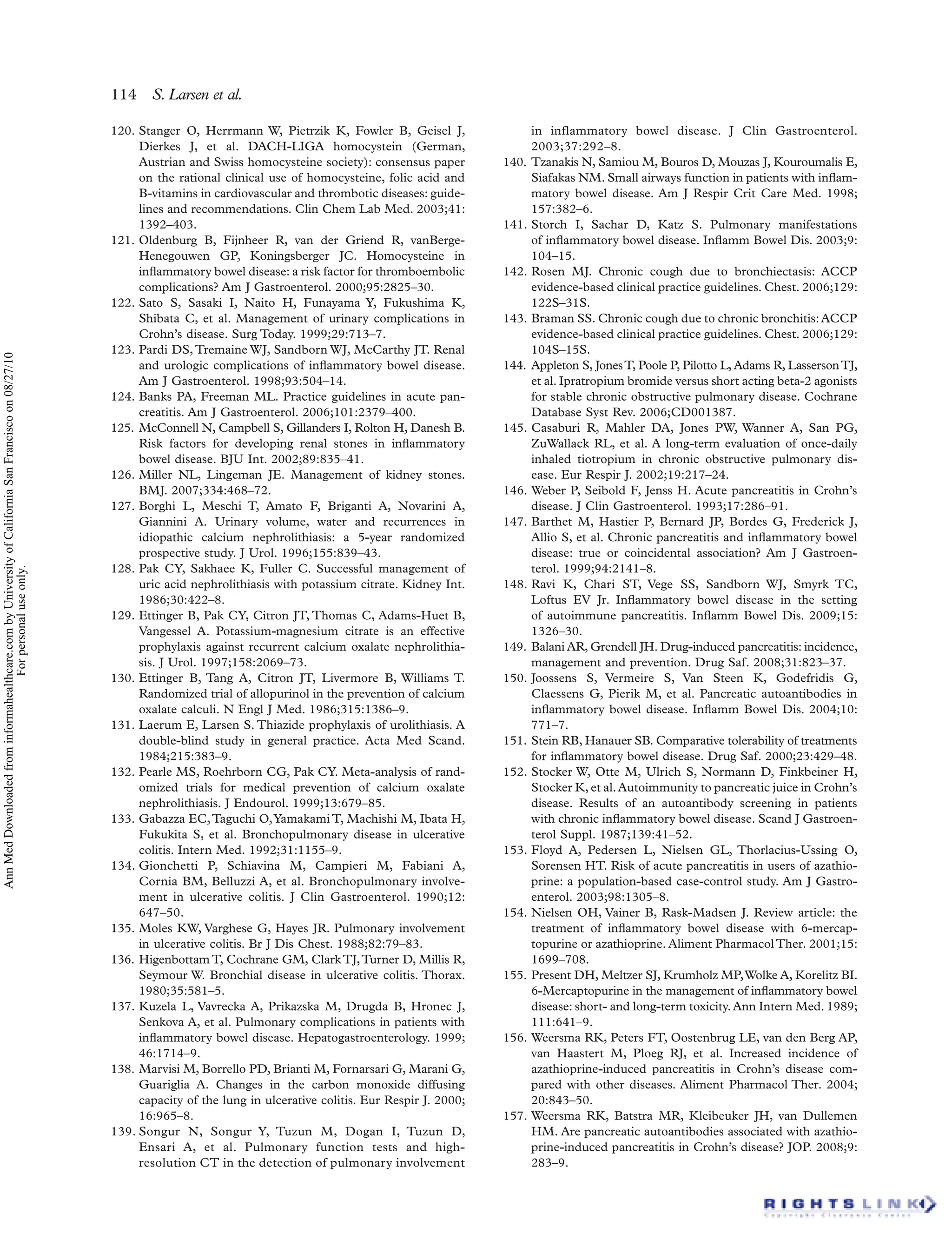 Eimibd - Extraintestinal manifestations of inflammatory bowel desease ...