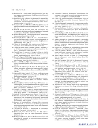 Eimibd - Extraintestinal manifestations of inflammatory bowel desease ...