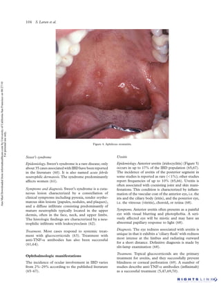 Eimibd - Extraintestinal manifestations of inflammatory bowel desease ...