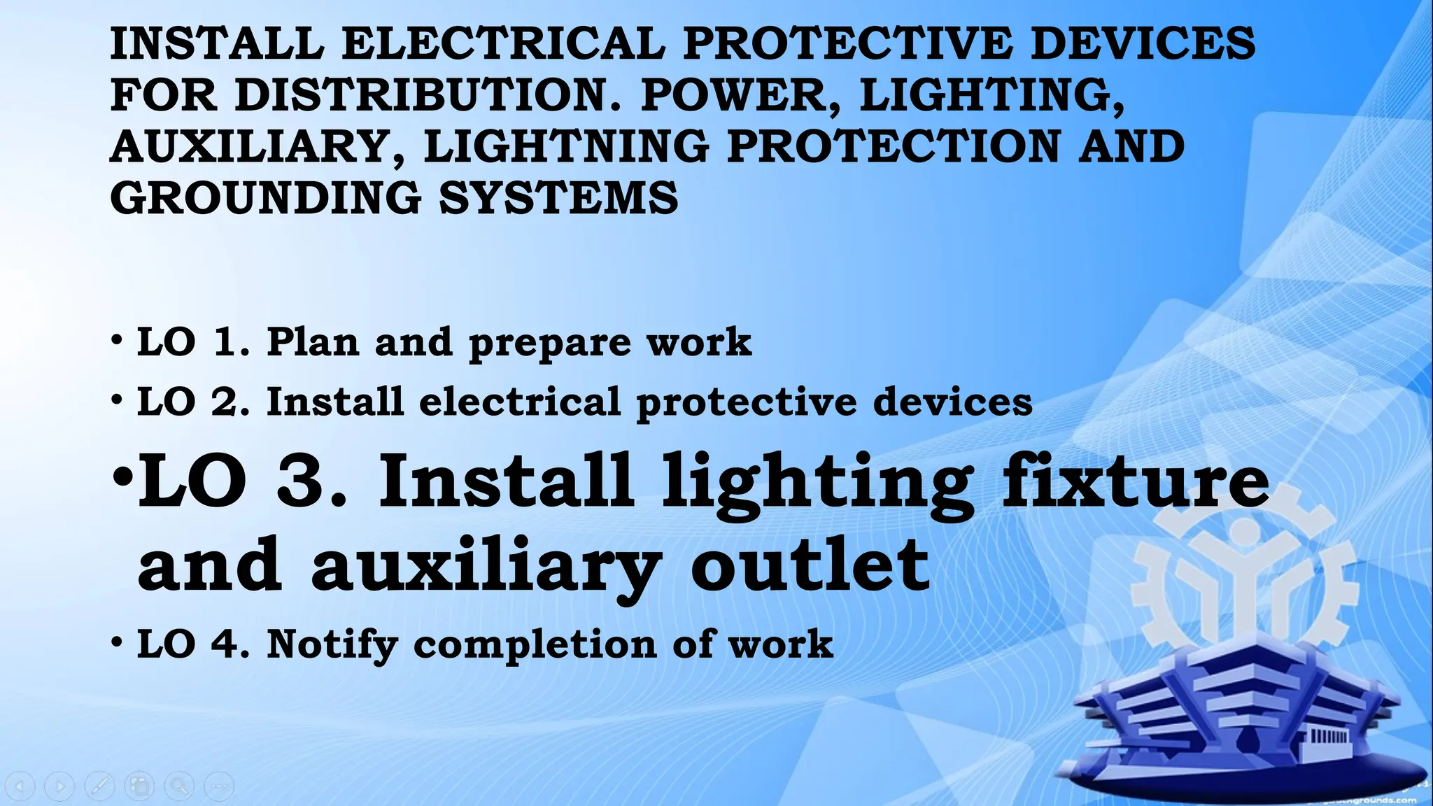 EIM Install lighting Fixture and auxiliary outlet.pptx