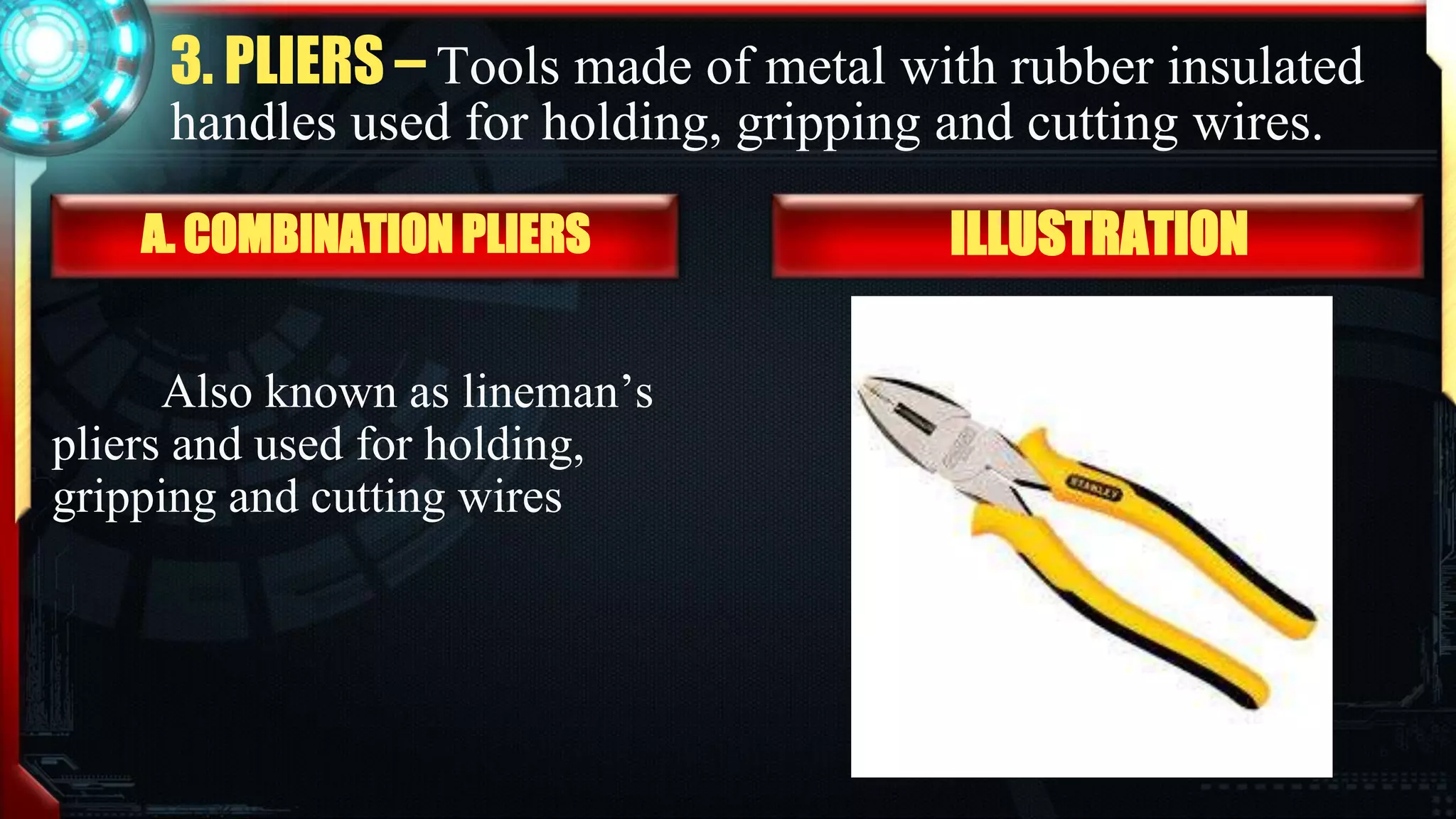 EIM 7/8 Lesson 1: Prepare Electrical Tools and Materials | PPTX