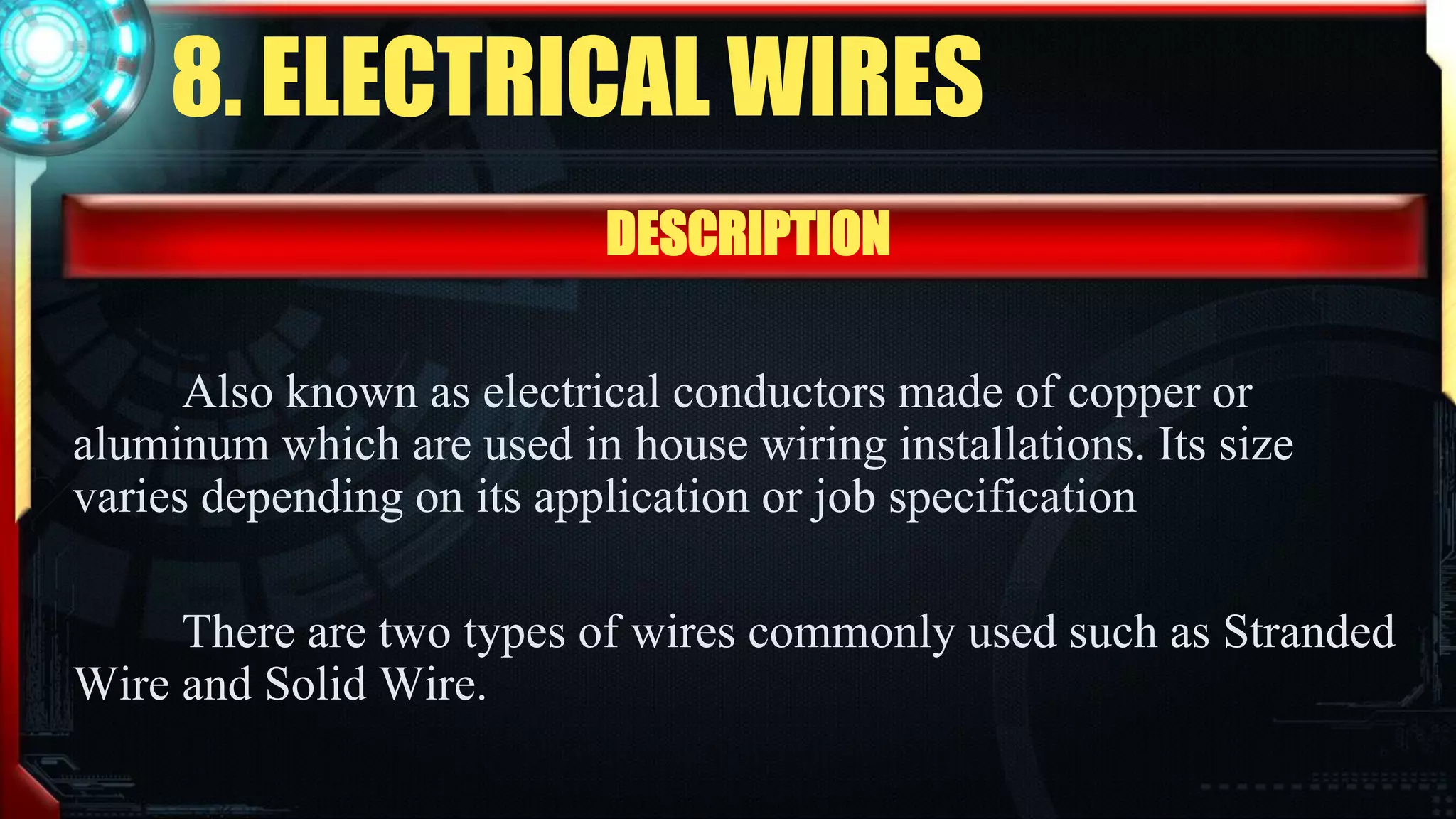 EIM 7/8 Lesson 1: Prepare Electrical Tools and Materials | PPTX