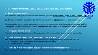 EIM NCII ASSESSMENT ORIENTATION.pptx | Educational Assessment | Education