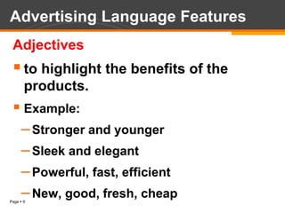 English in the Media: Advertising Techniques | PDF