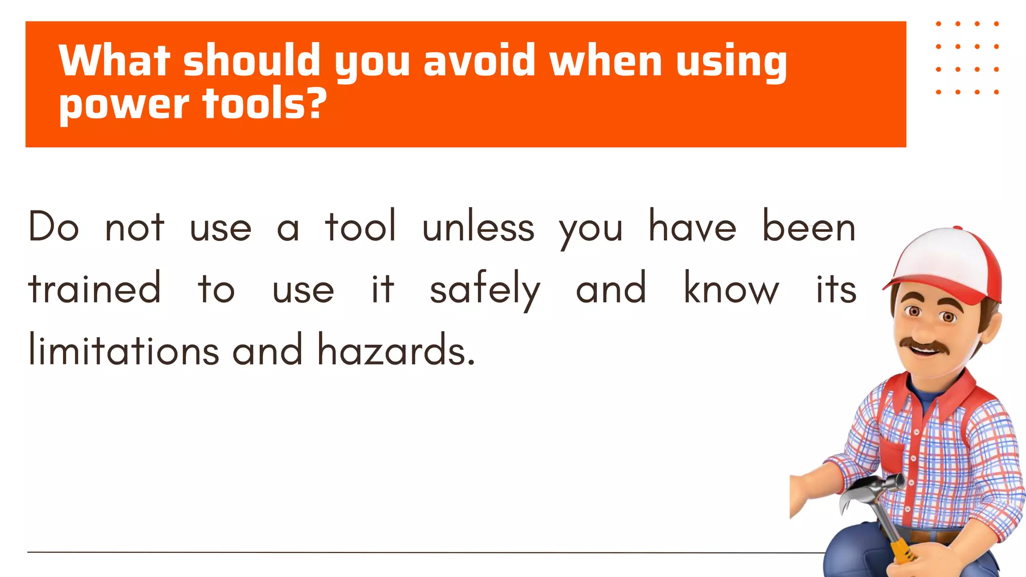 INSPECTING AND REPORTING DAMAGED TOOLS.pptx | Internet for Beginners ...