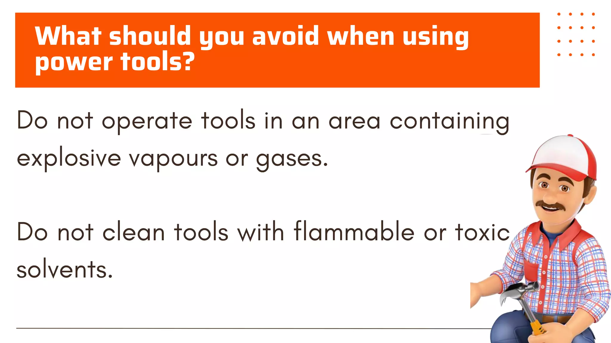 INSPECTING AND REPORTING DAMAGED TOOLS.pptx | Internet for Beginners ...