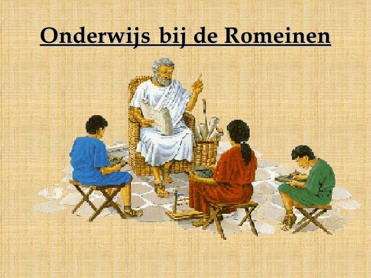 Cultuur: Onderwijs en schrijven bij de Romeinen