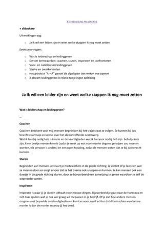 Eindpresentatie | PDF