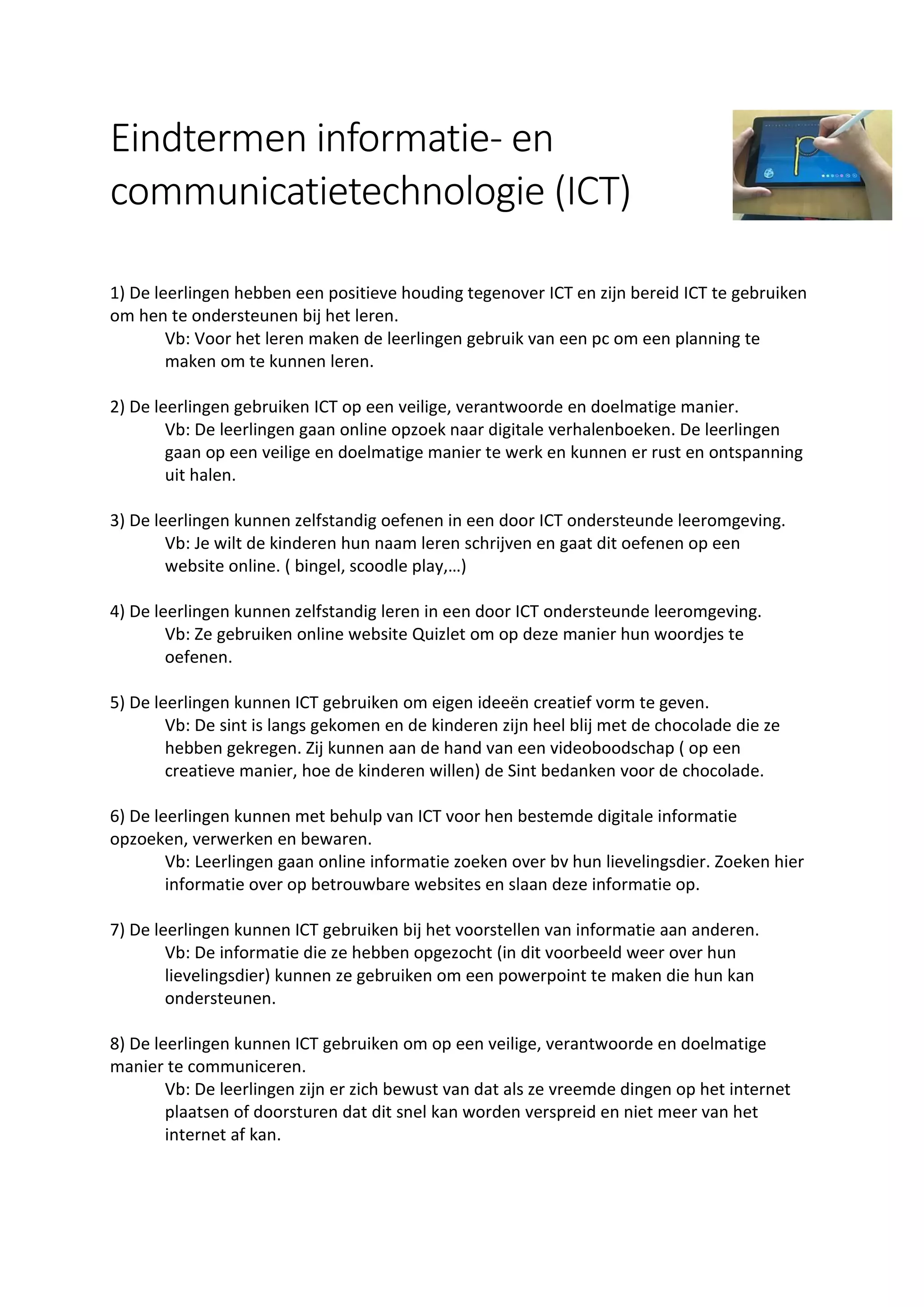 Eindtermen informatie- en communicatietechnologie (ICT).pdf | Free Download