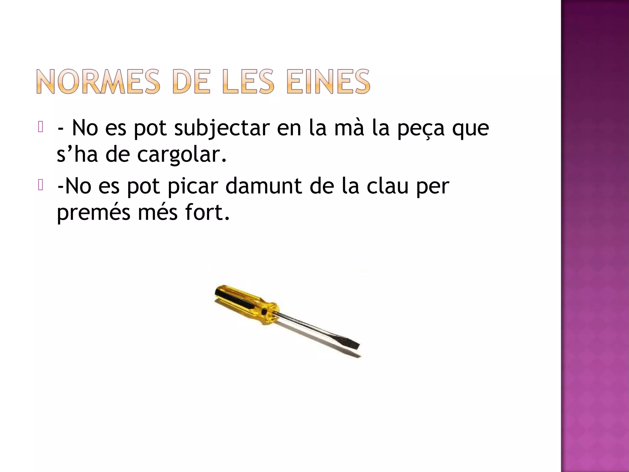 Eines de cargolar | PPT