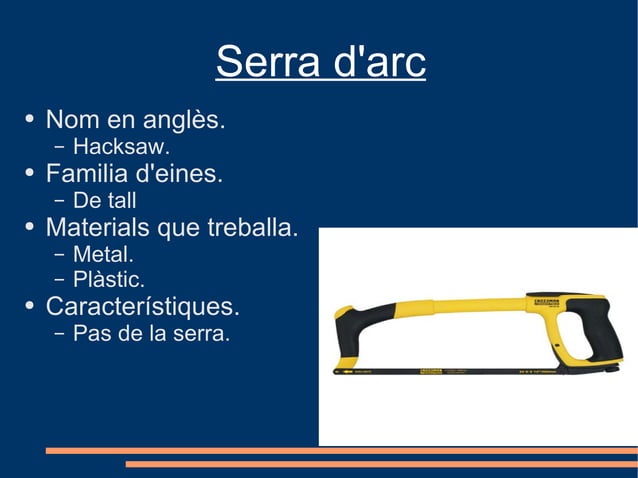Eines del taller | PPT