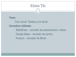 Eines tic de comunicacio i diagnostic | PPT | Free Download