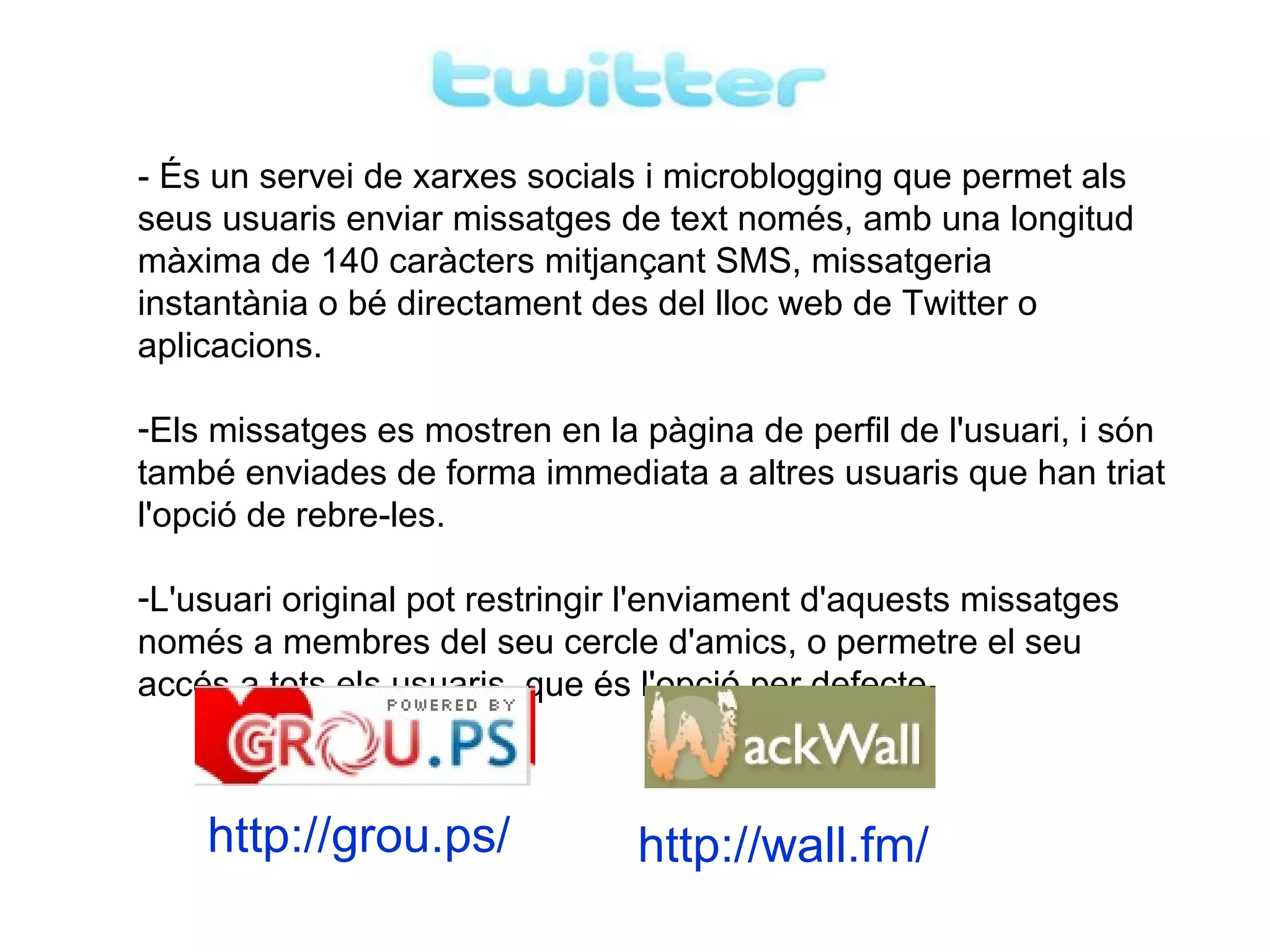 Eines web 20 i el treball cooperatiu a classe | PPT