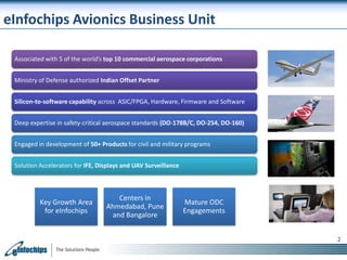 eInfochips Avionics Capabilities | PDF | Computer Software and ...