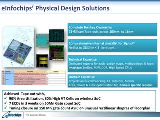 eInfochips Semiconductor Services | PPTX