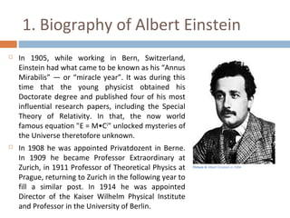 Eργασία Aγγλικών Einstein-01 | PPT