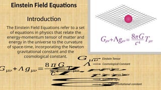 einstein field equation and bianchi identity.pptx