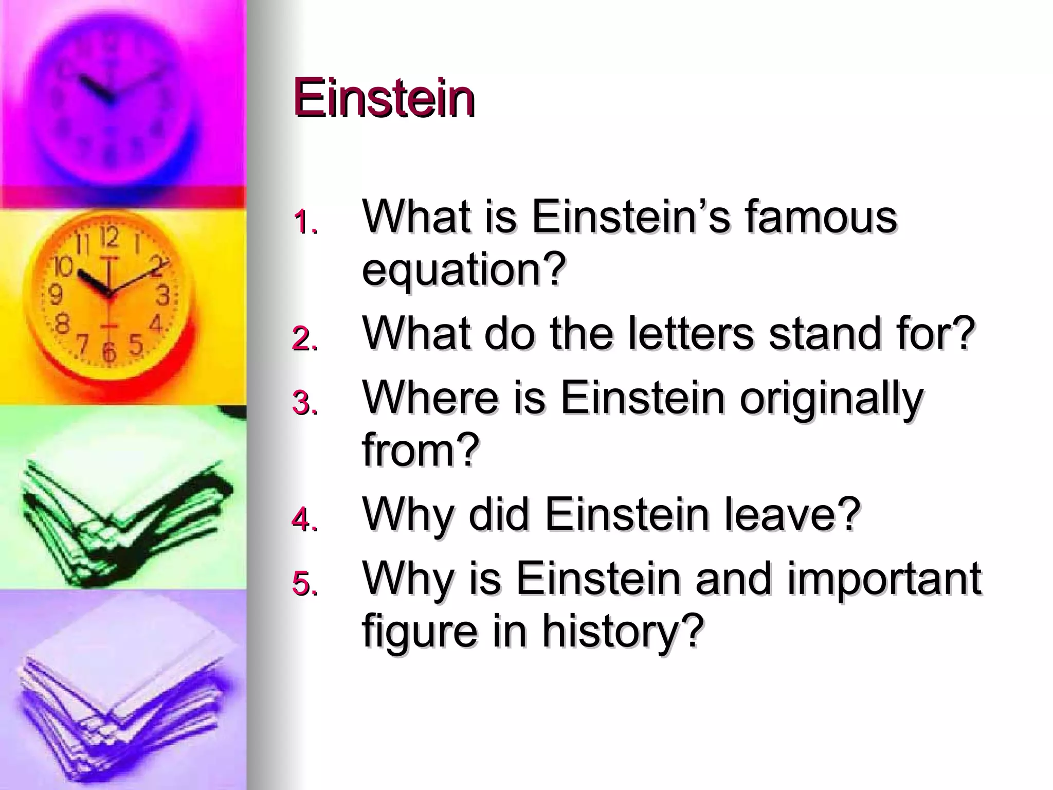 Einstein And Relativity | PPT