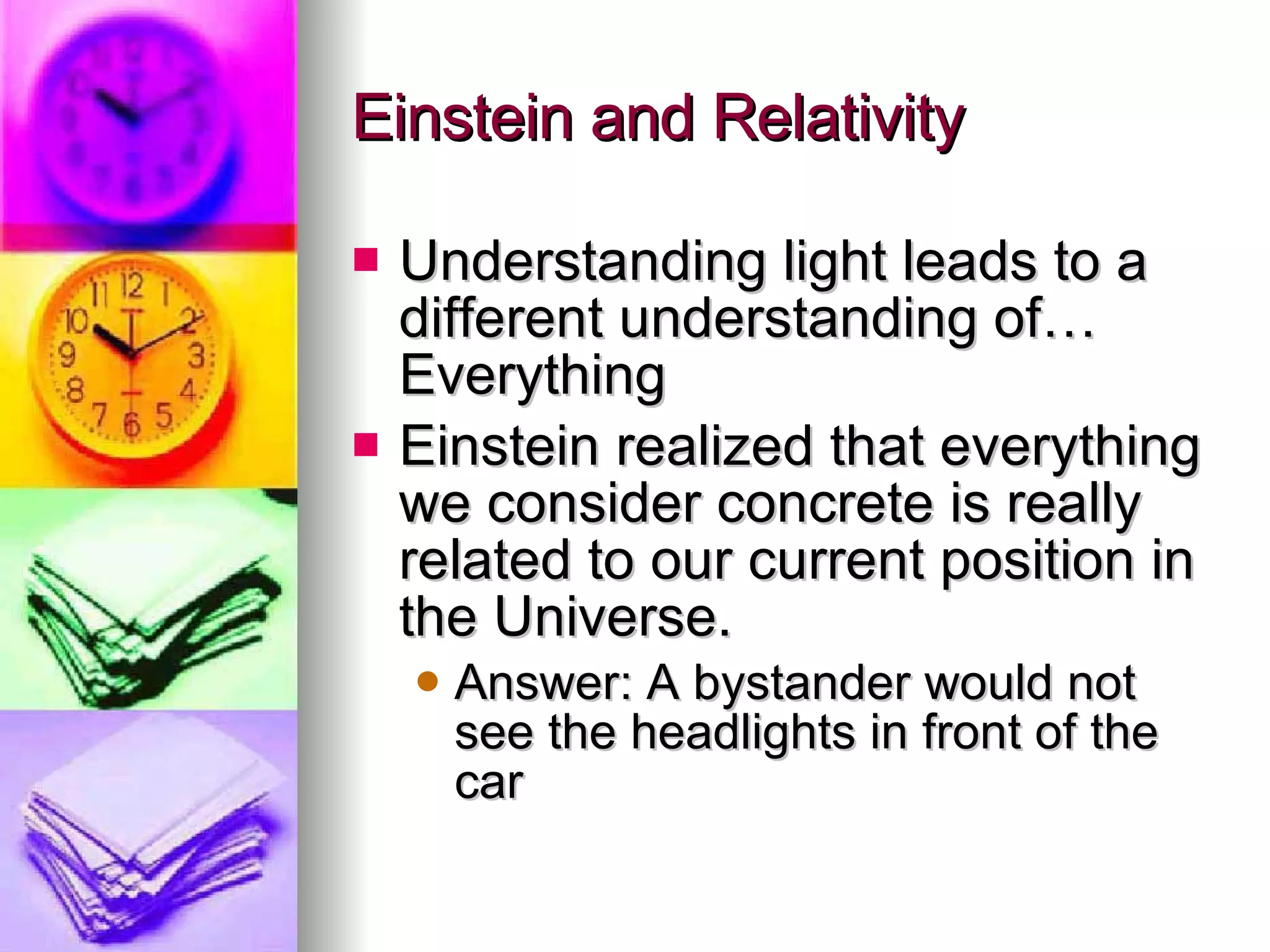Einstein And Relativity | PPT