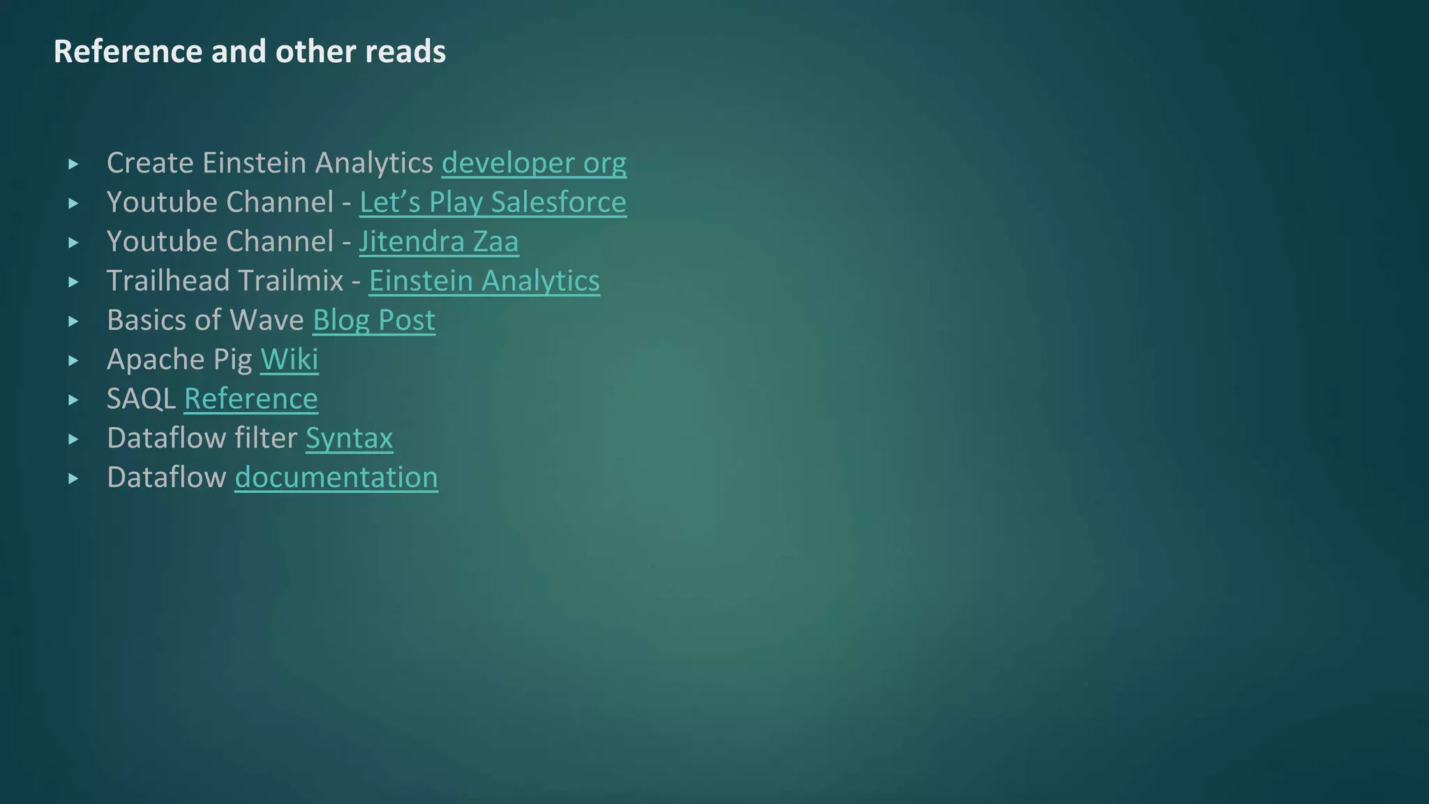 Einstein analytics basics | PPTX