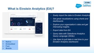 Discover deep insights with Salesforce Einstein Analytics and Discovery | PPTX