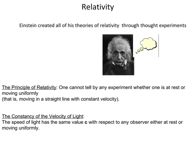 Einstein And Relativity | PPT