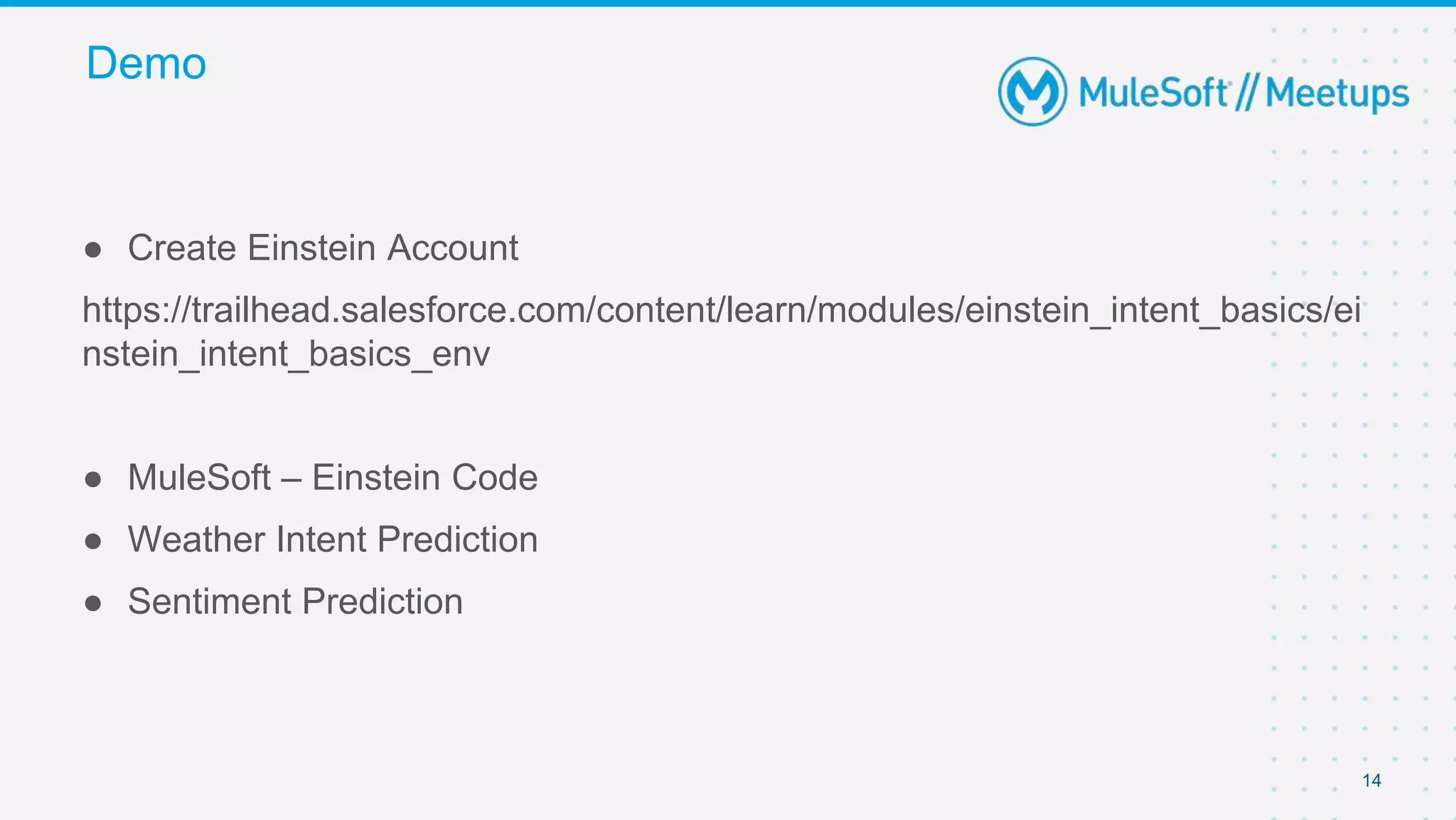 Salesforce Einstein API Integration with MuleSoft - NLP and Computer Vision | PPT