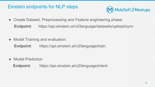 Salesforce Einstein API Integration with MuleSoft - NLP and Computer Vision | PPT