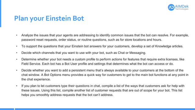 Introduction to Einstein Bots | PPT