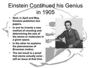 Albert Einstein - Auto Biography PPT For Kids | PPT | Physics | Science