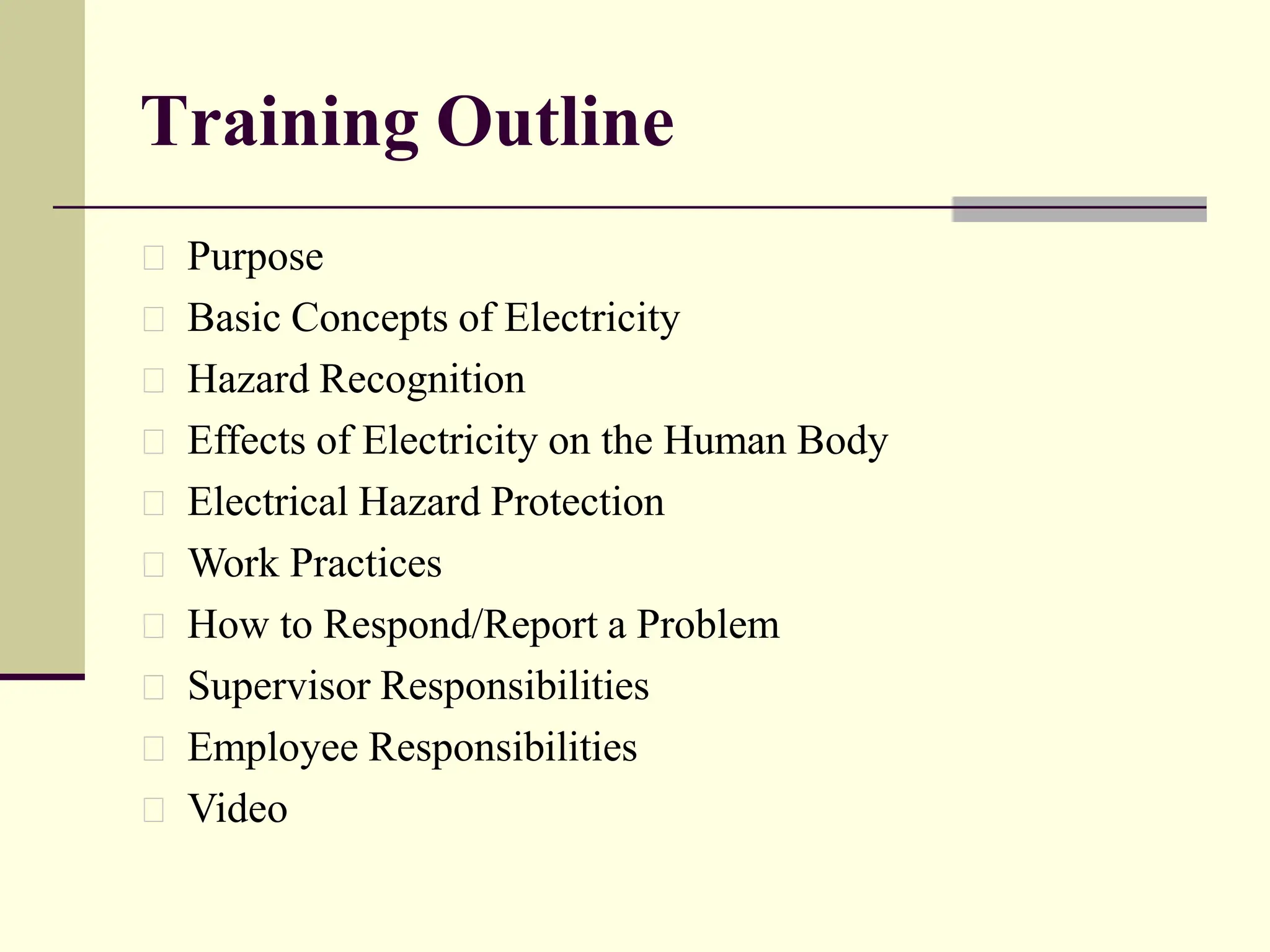 electricalsafetyawarenesstrainings | PPTX