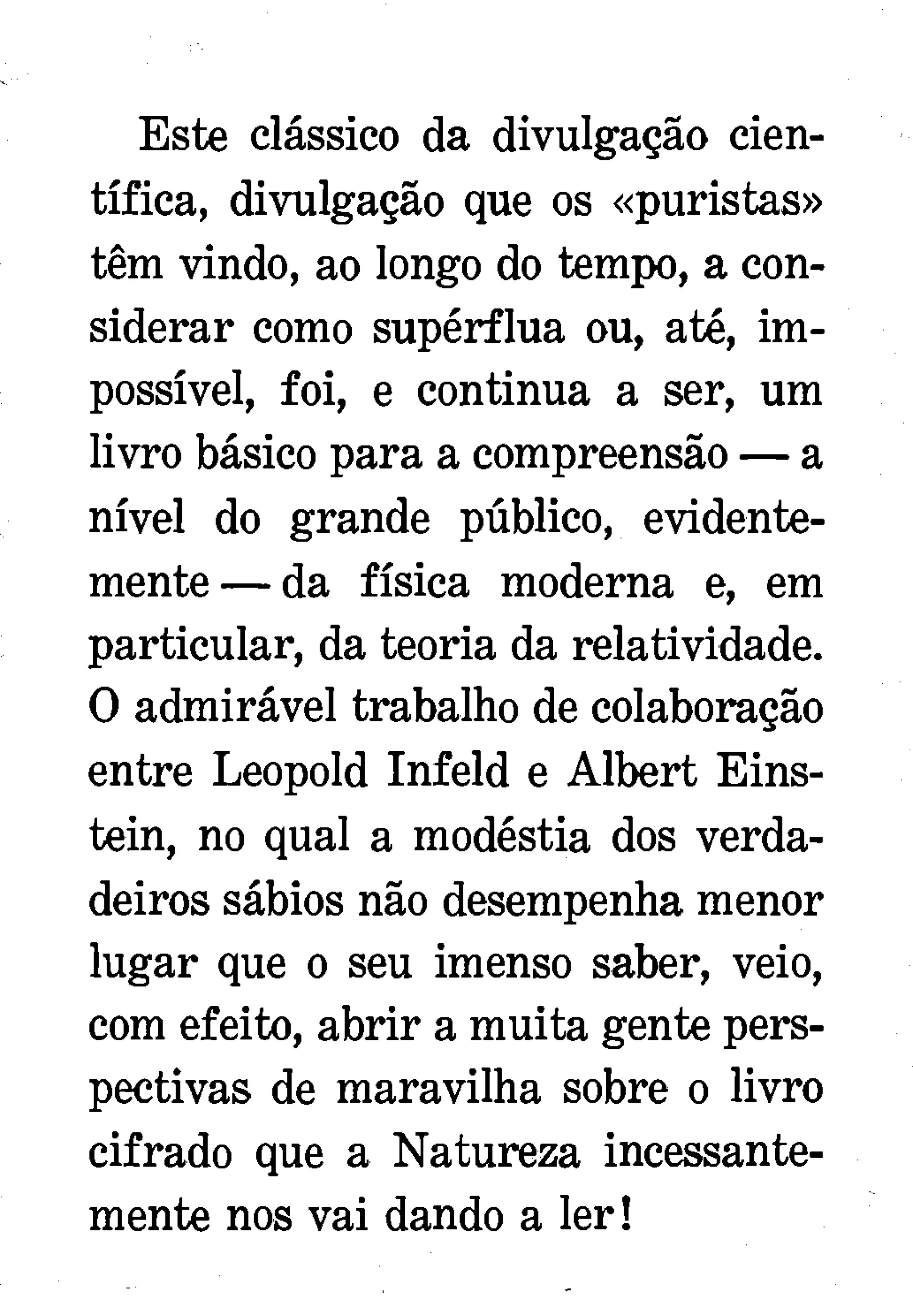 Einstein Infeld A Evolucao Da Fisica Pdf