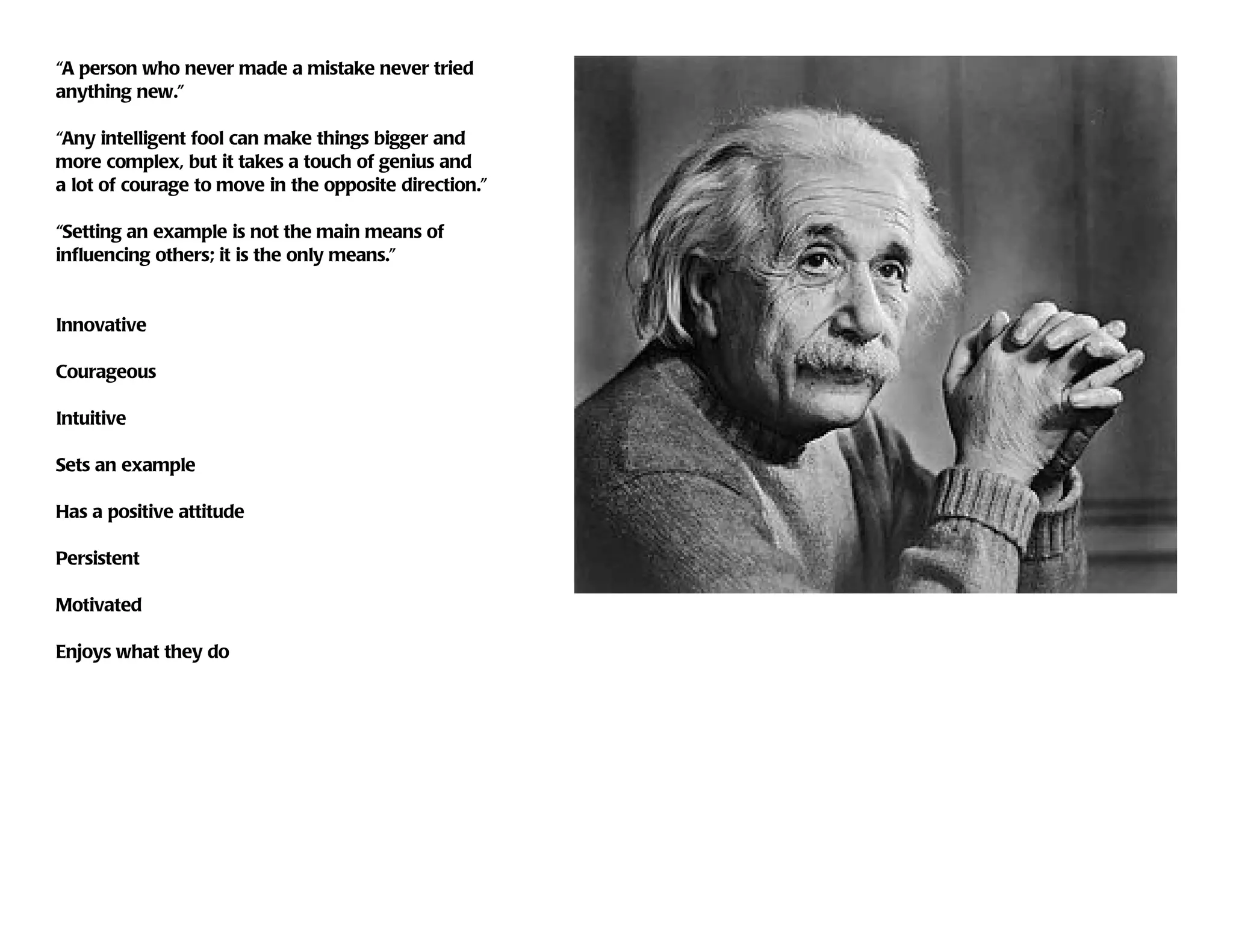 Einstein leadership | DOC