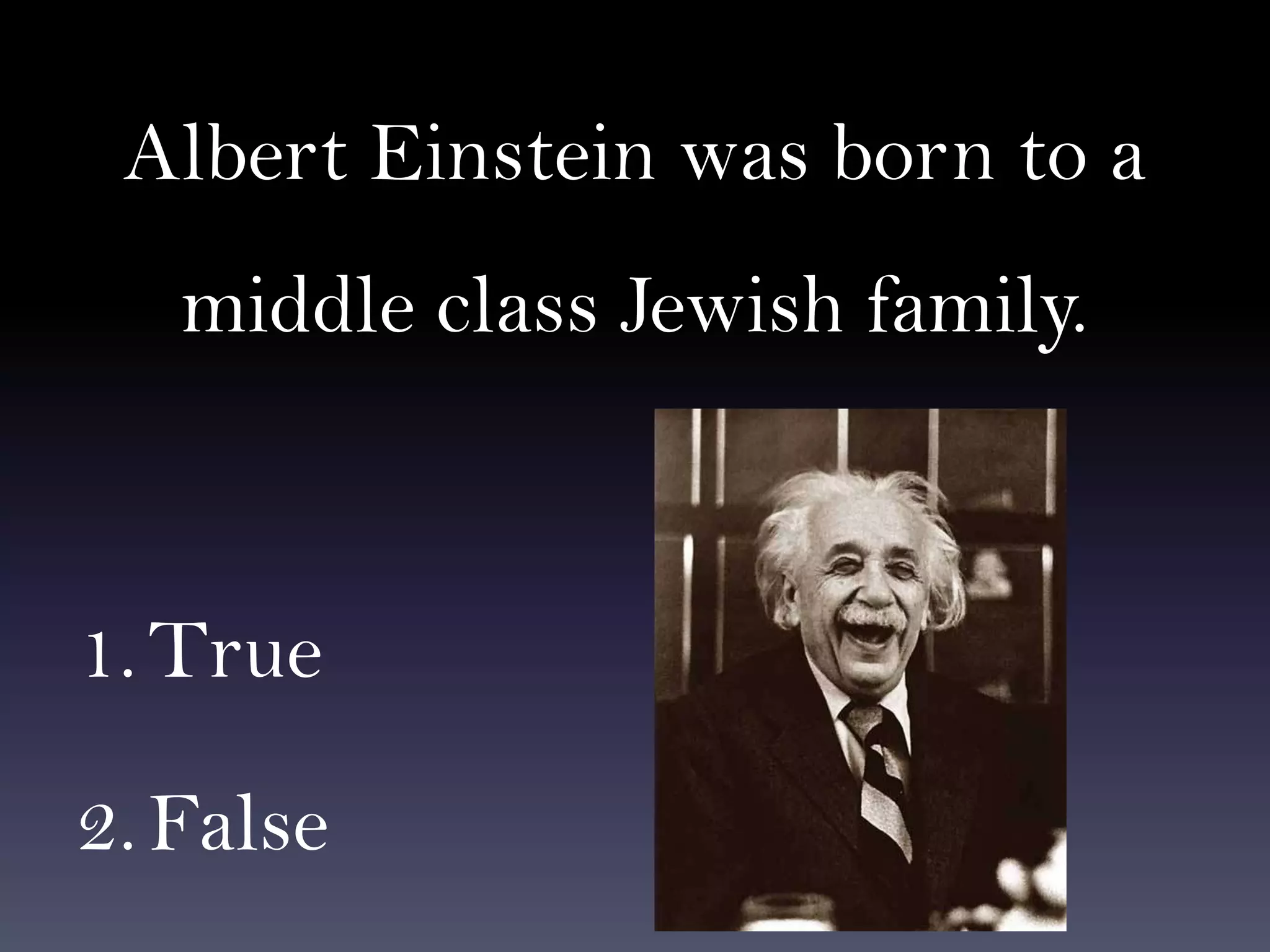 Einstein Quiz for Turning Point | PPT