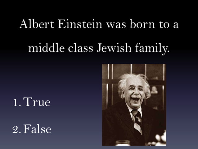 Einstein Quiz for Turning Point | PPT