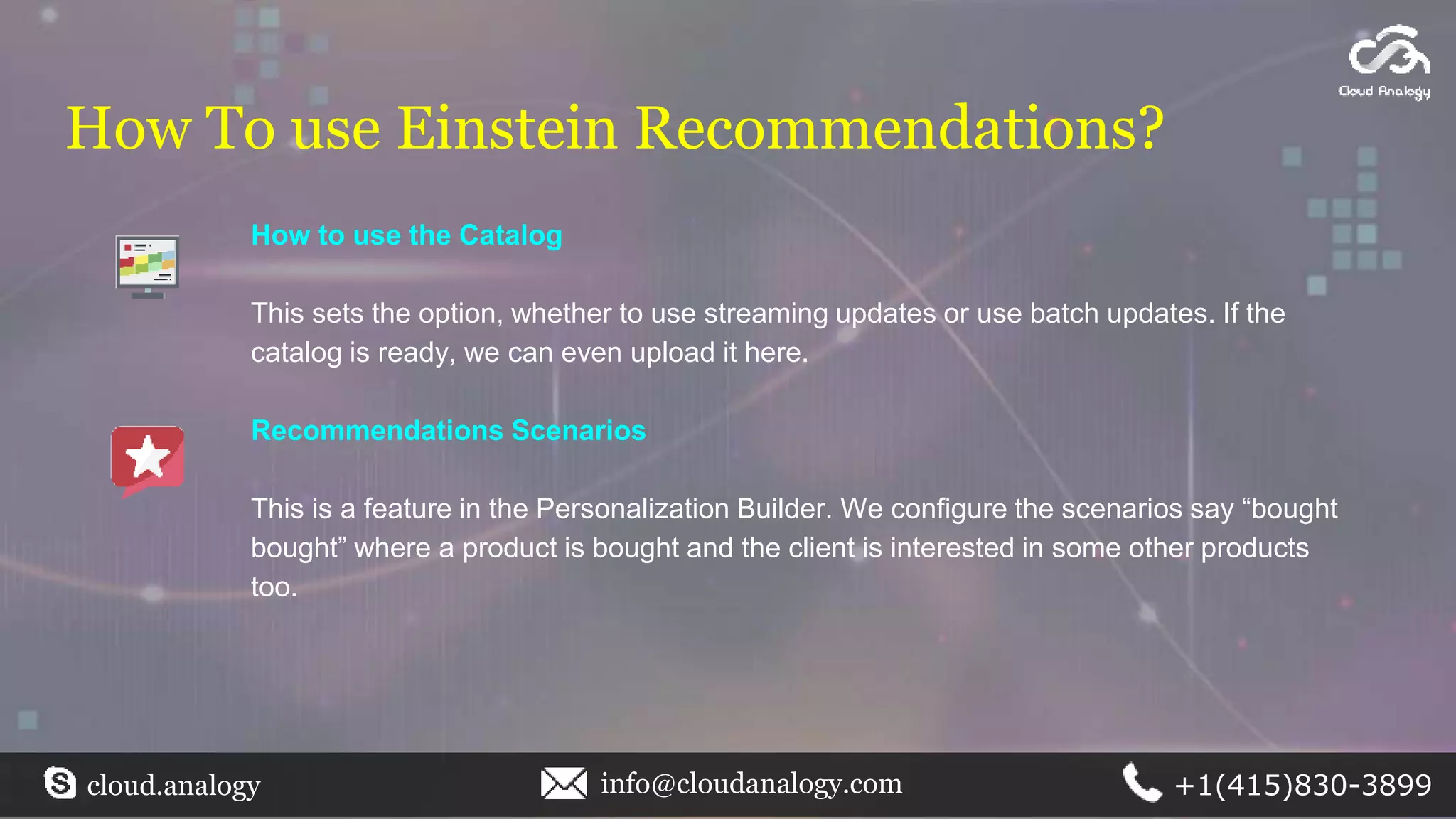 Einstein recommendations how it works | PPTX